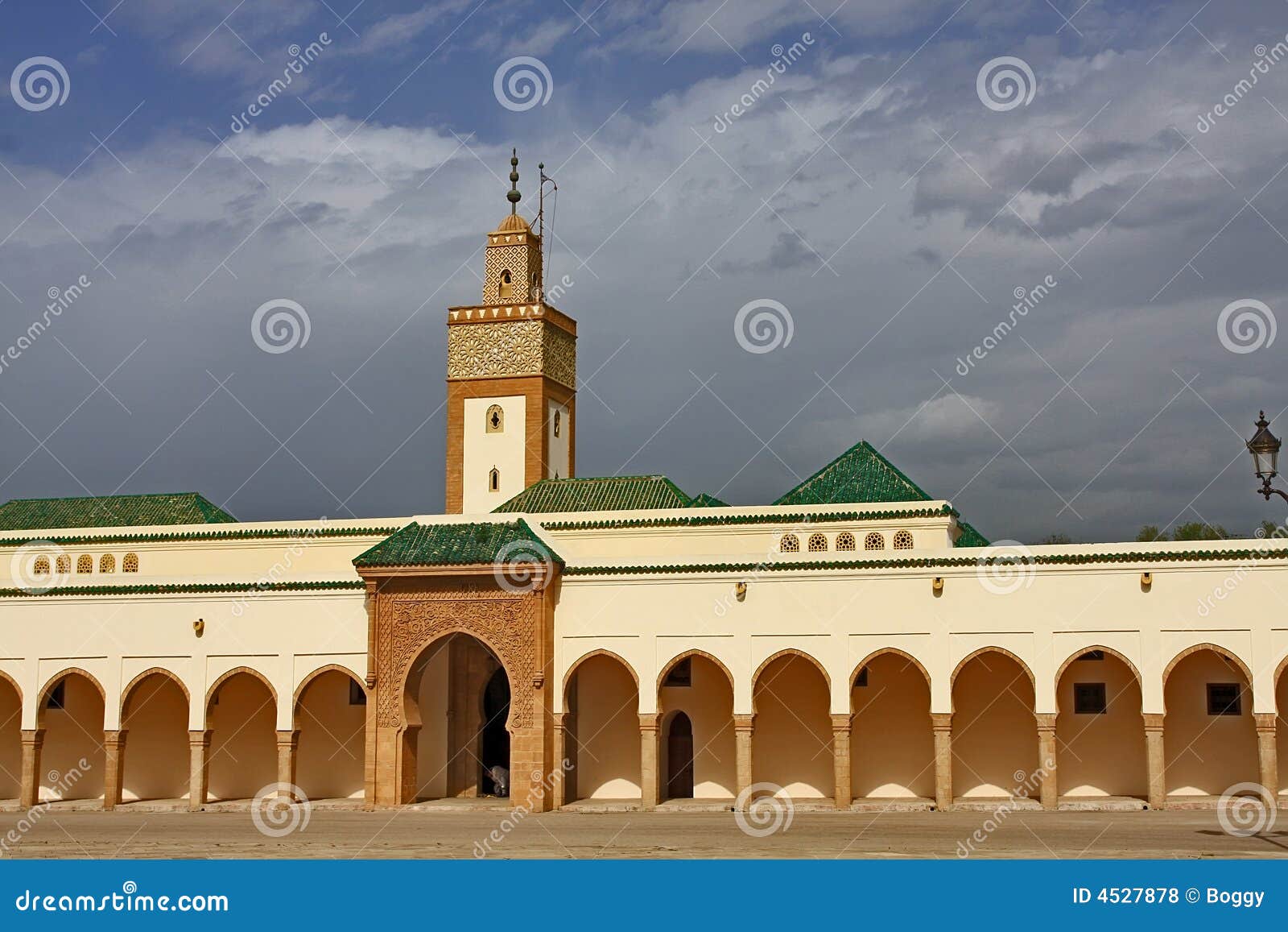 Royal palace in Rabat stock photo. Image of minaret, architecture - 4527878