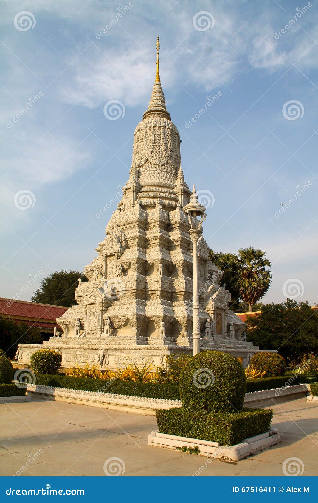 Royal Palace Temple in Phnom Penh. Stock Image - Image of cambodian ...