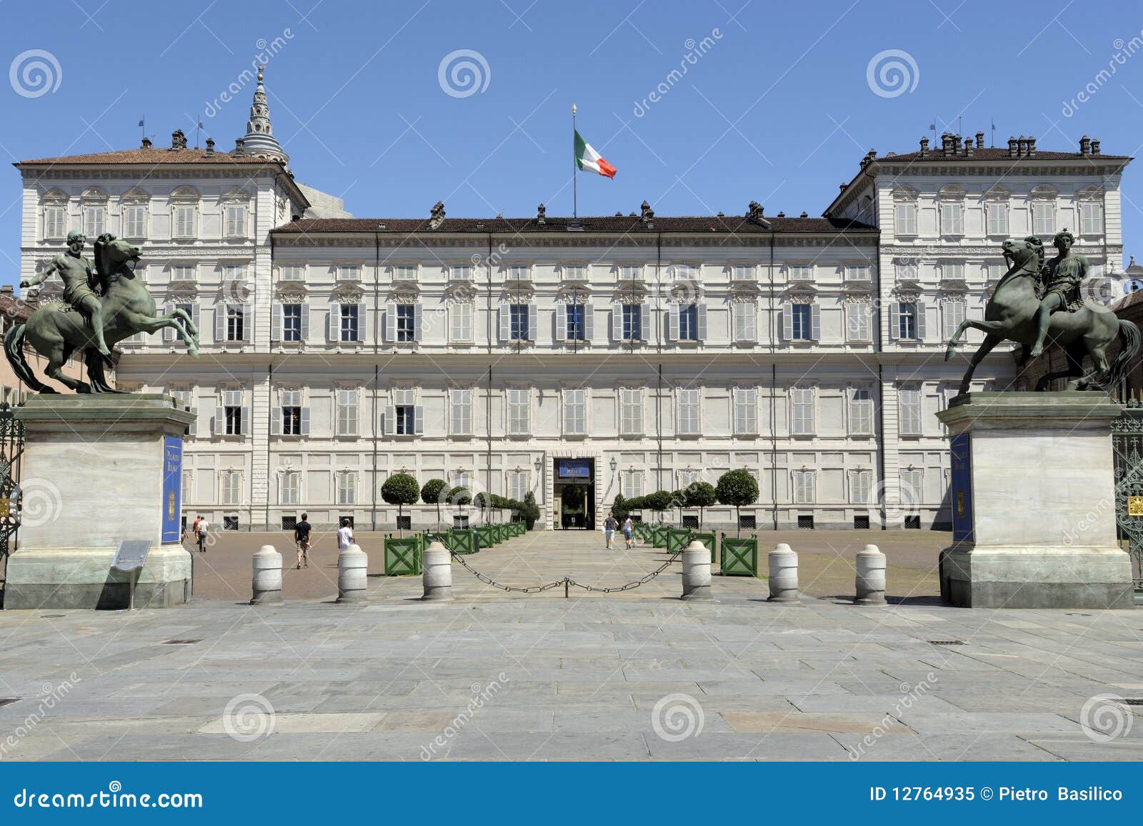 Royal palace turin stock image. Image of horses, zeus - 12764935