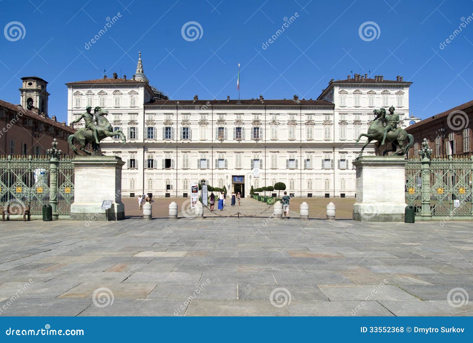Royal Palace of Turin editorial stock photo. Image of royal - 33552368