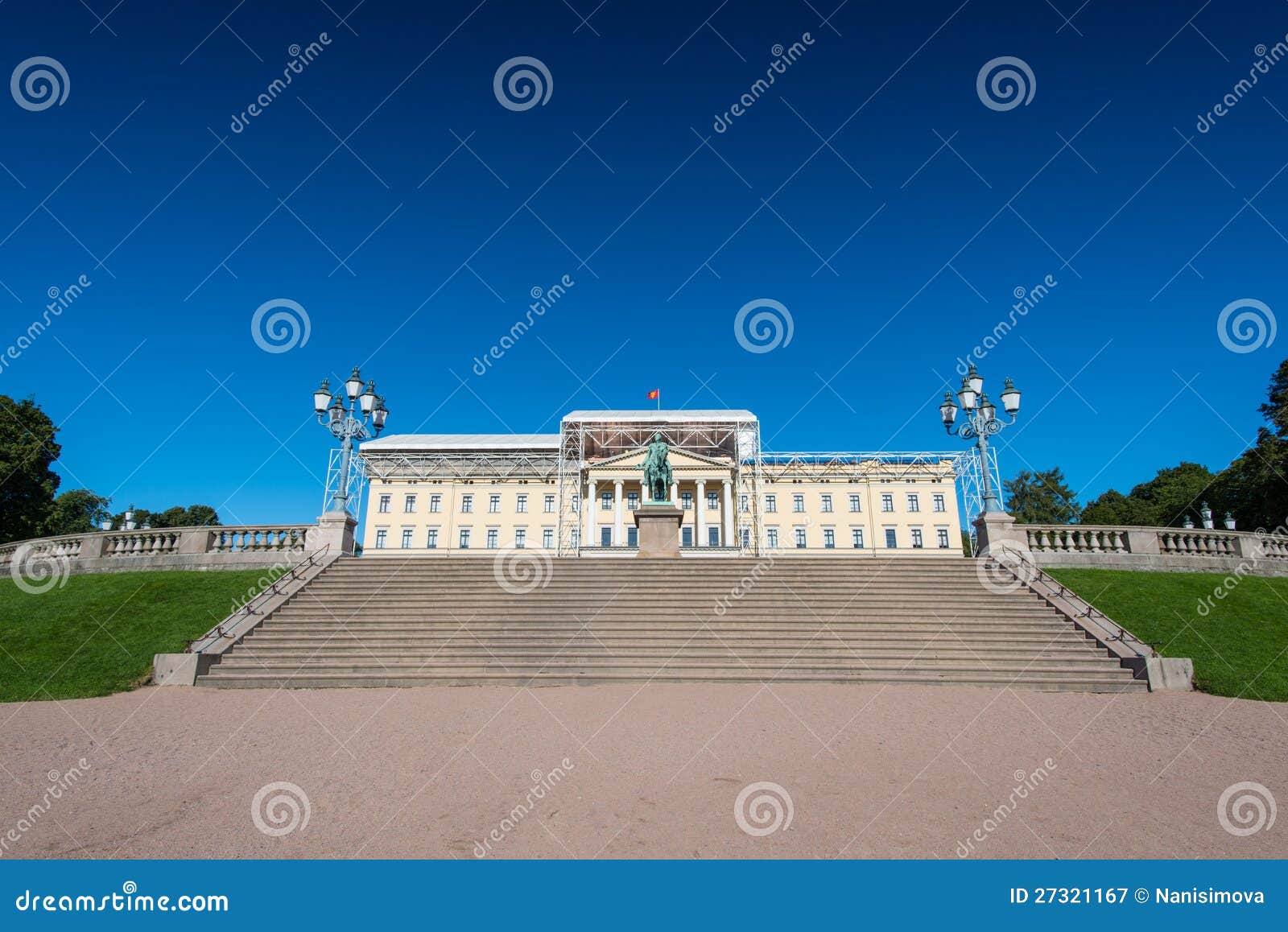 The Royal Palace Under Construction Stock Image - Image of locations ...