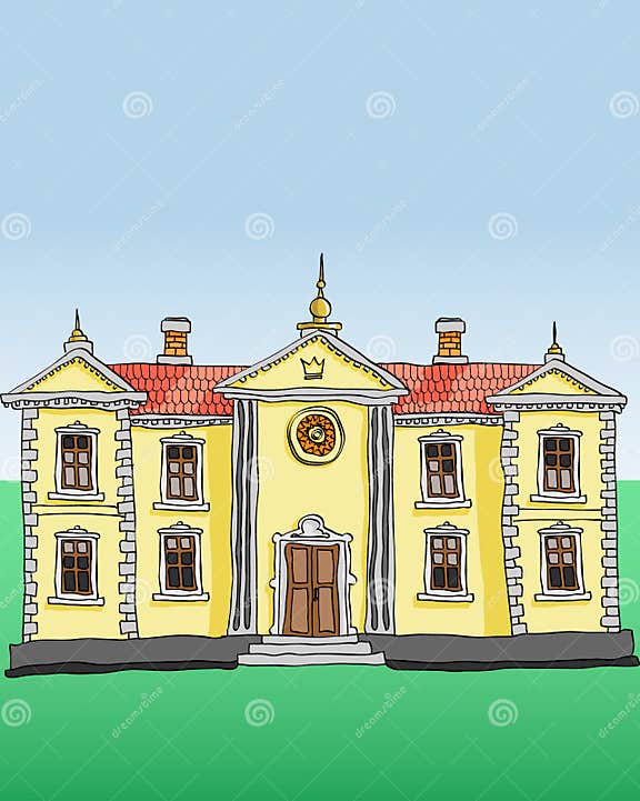 Royal palace vector stock vector. Illustration of chateau - 49144741