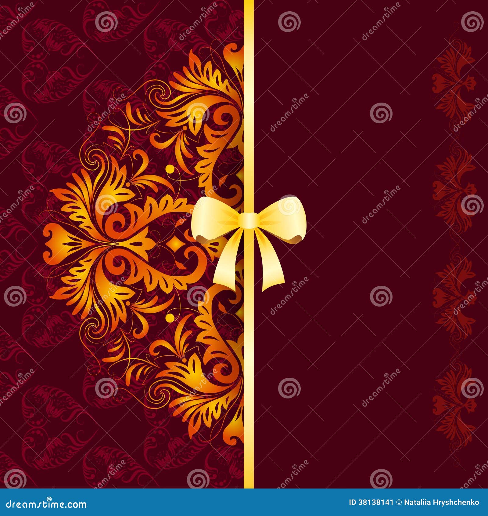 Royal Patern with Lace Ornament Stock Illustration - Illustration of ...