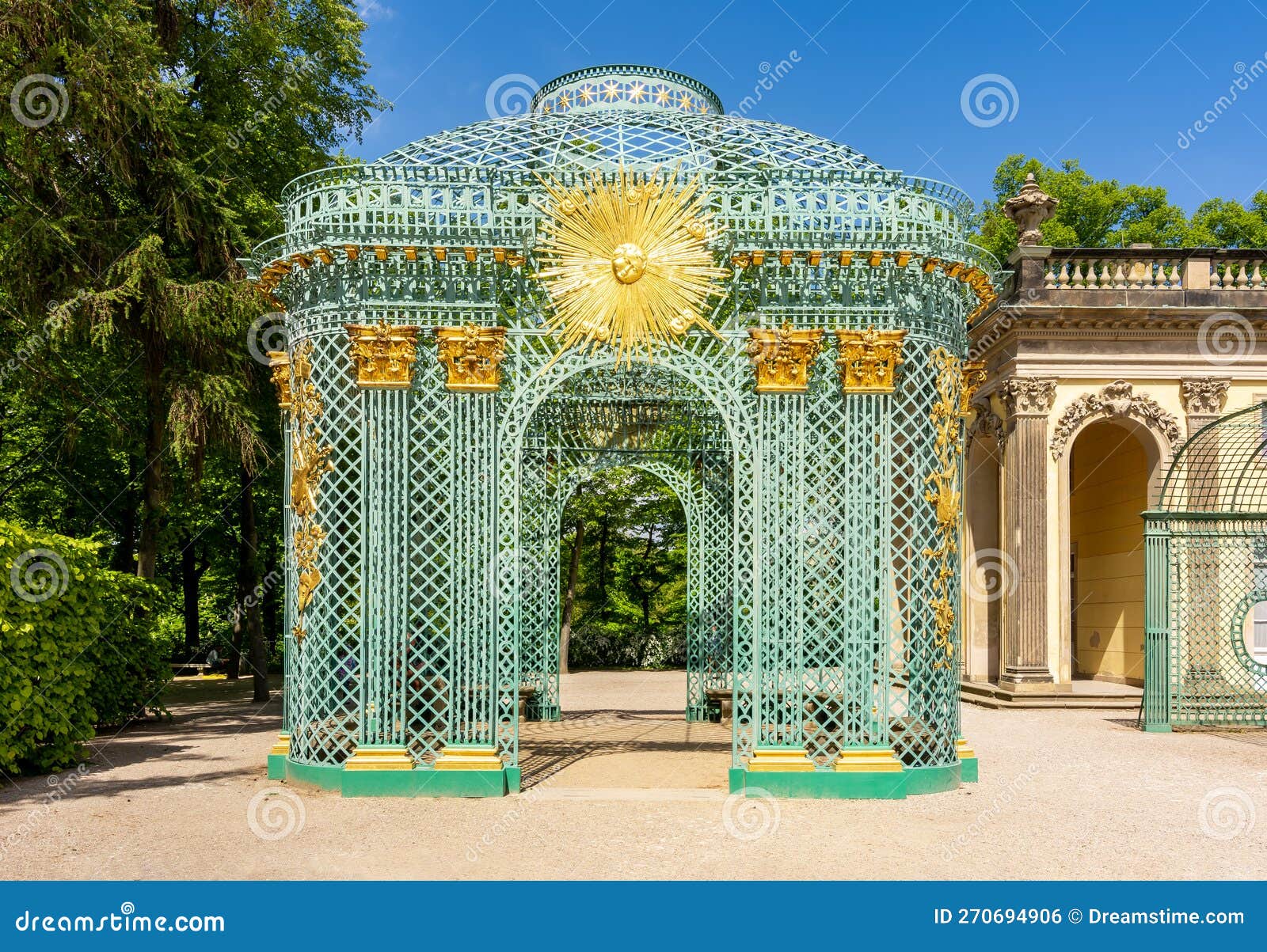 Royal Pavilion in Sanssouci Park, Potsdam, Germany Stock Photo - Image ...