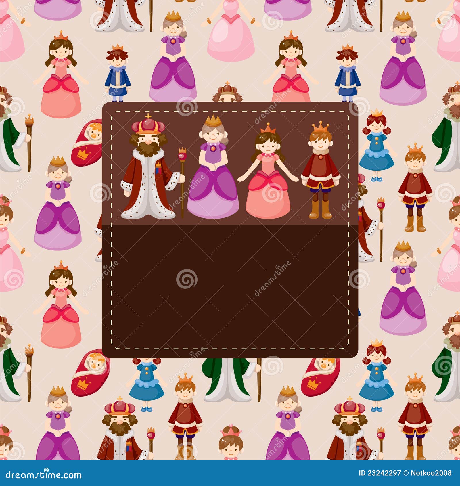 Royal People In Castle Scene. King Sitting On Throne, Queen Walking ...