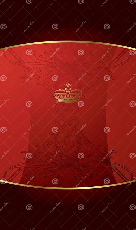 Royal Red Background stock vector. Illustration of leaf - 16484450