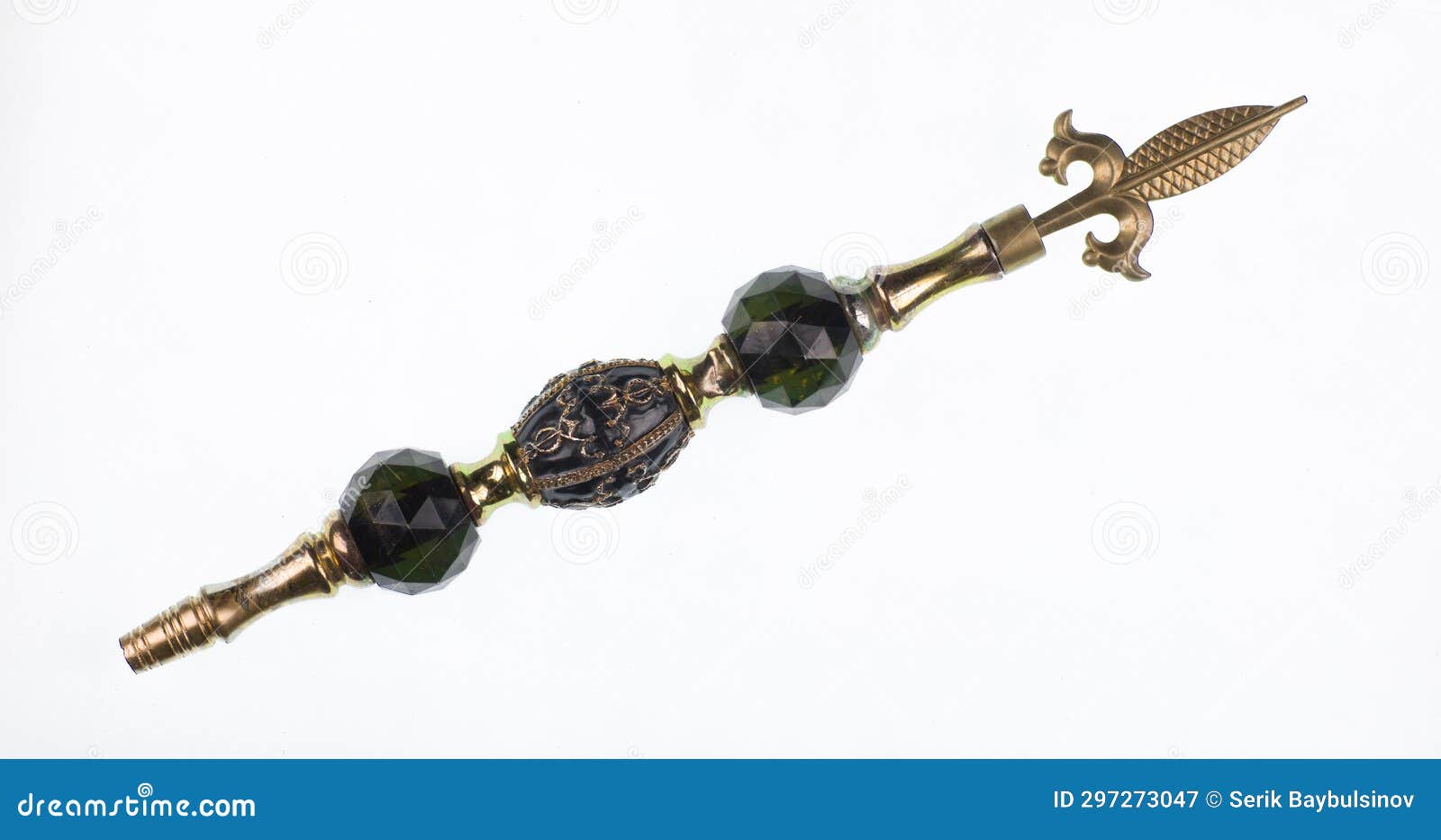 Royal Scepter Isolated on White Stock Image - Image of symbol ...