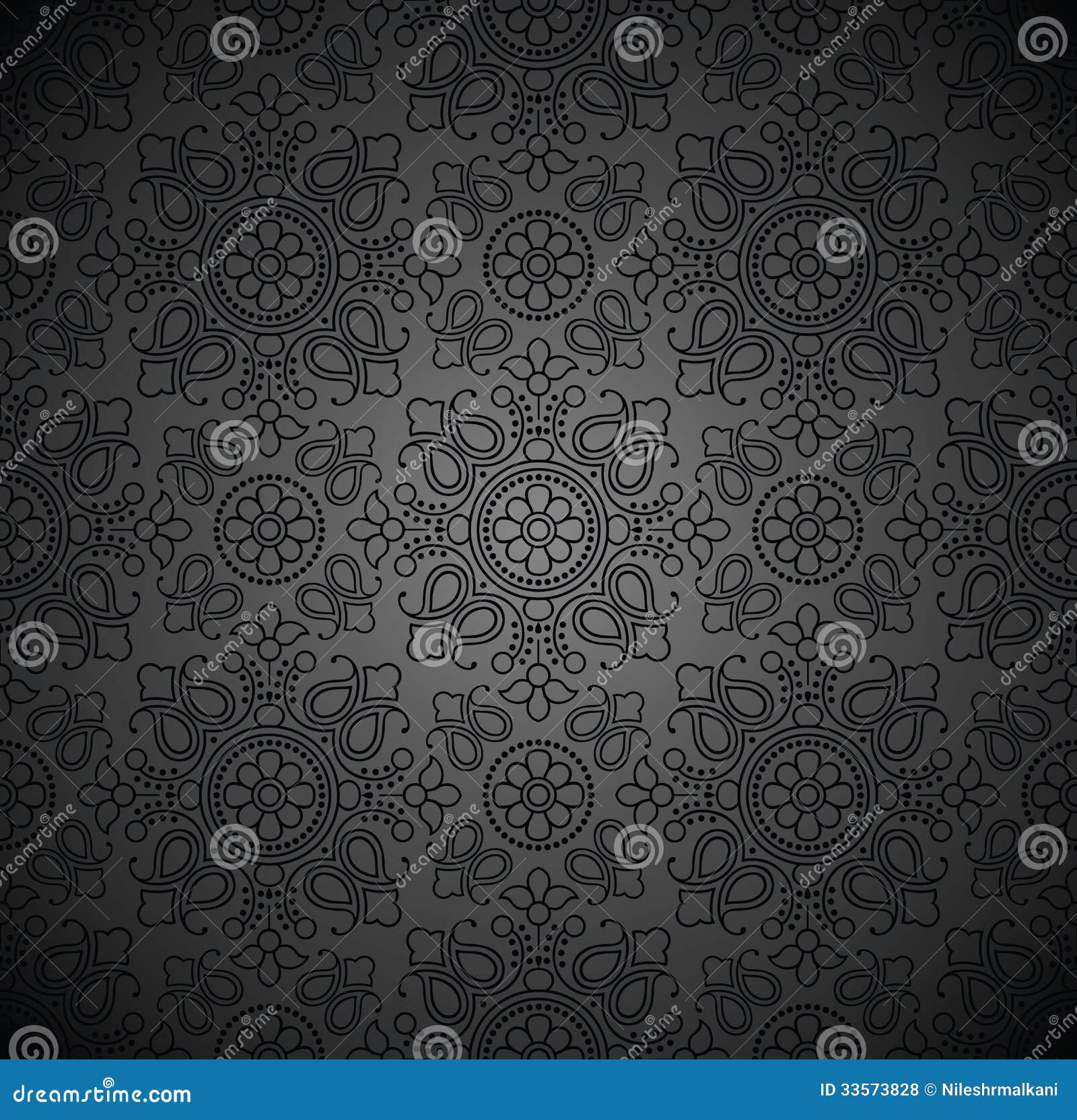 Royal Seamless Dark Wallpaper Stock Vector - Illustration of pattern ...