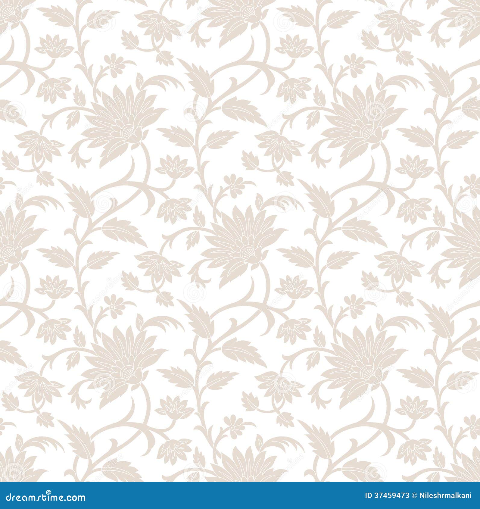 Royal Seamless Flower Wallpaper Stock Vector - Illustration of ...