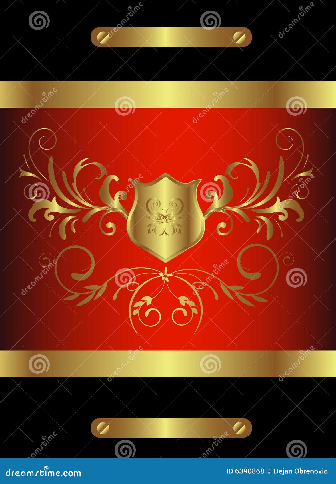 Royal Sign stock vector. Illustration of abstract, gold - 6390868