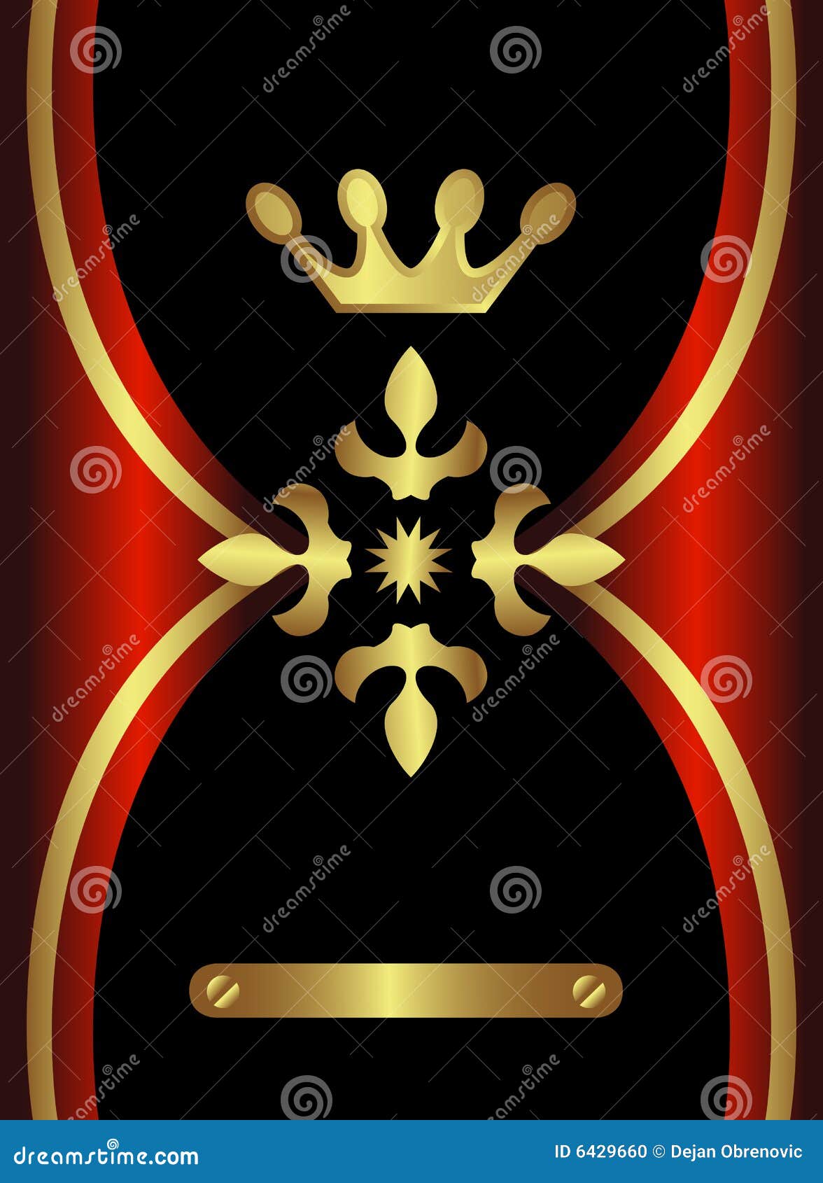 Royal Sign Gold stock vector. Illustration of vector, classic - 6429660