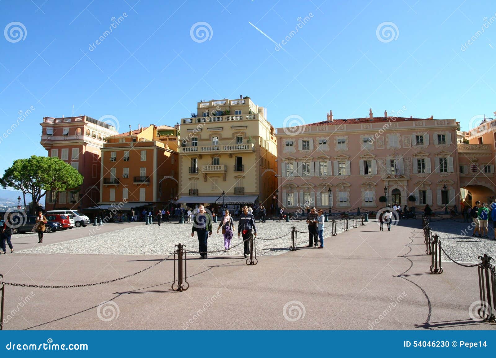 Royal Square in Monaco editorial image. Image of people - 54046230