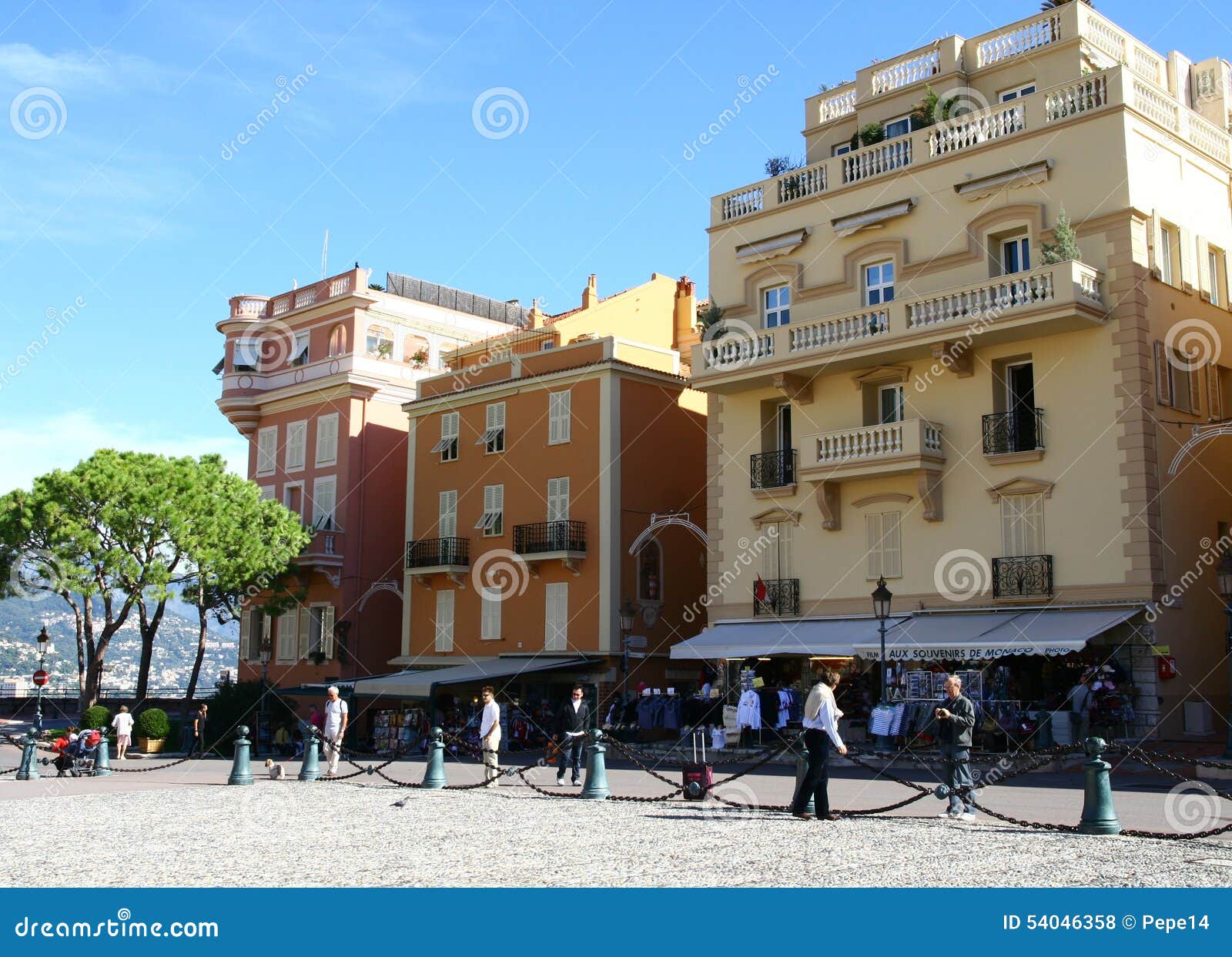 Royal Square in Monaco editorial stock photo. Image of property - 54046358