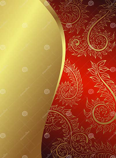 Royal Swirl stock vector. Illustration of vector, gold - 6401368