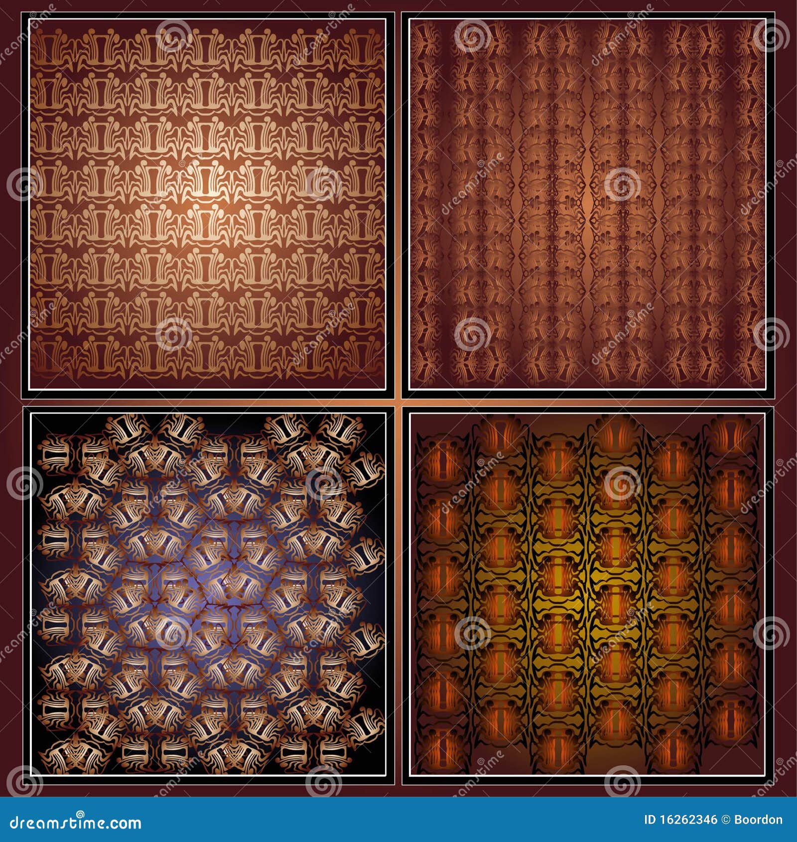 Royal texture collection stock vector. Illustration of pattern - 16262346