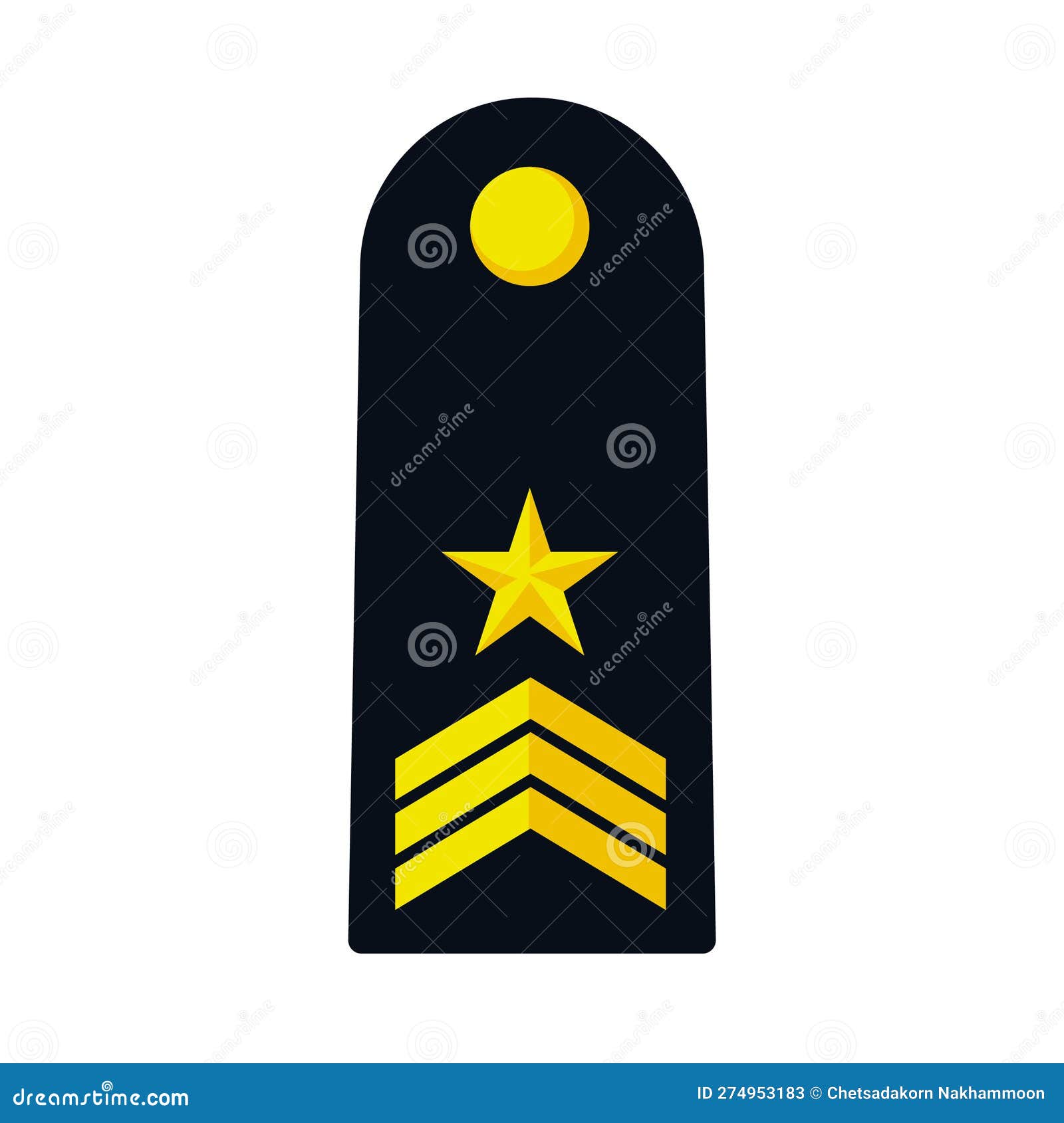 Royal Thai Air Force Military Rank Vector Stock Vector - Illustration ...