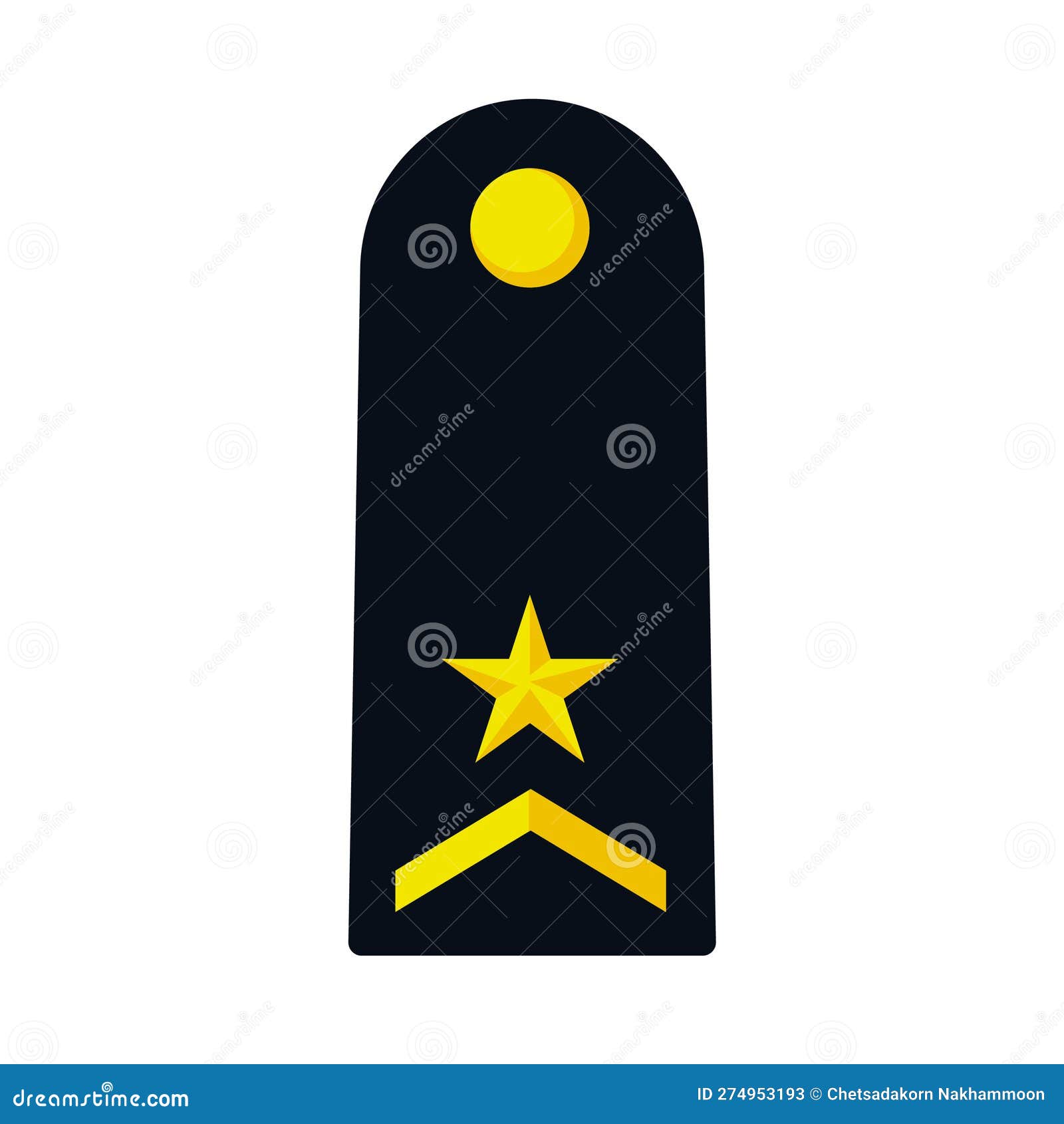 Royal Thai Air Force Military Rank Vector Stock Illustration ...
