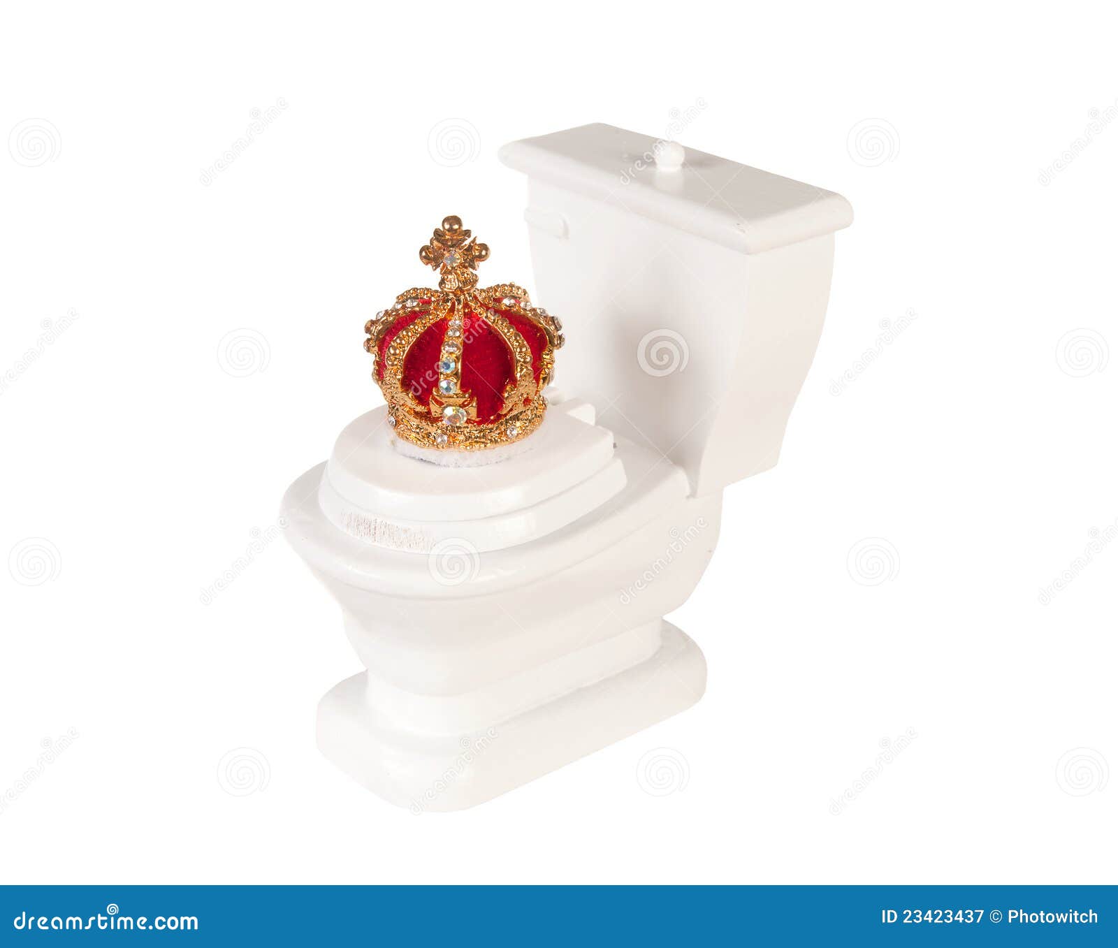 Royal toilet stock image. Image of john, coronet, watercloset - 23423437
