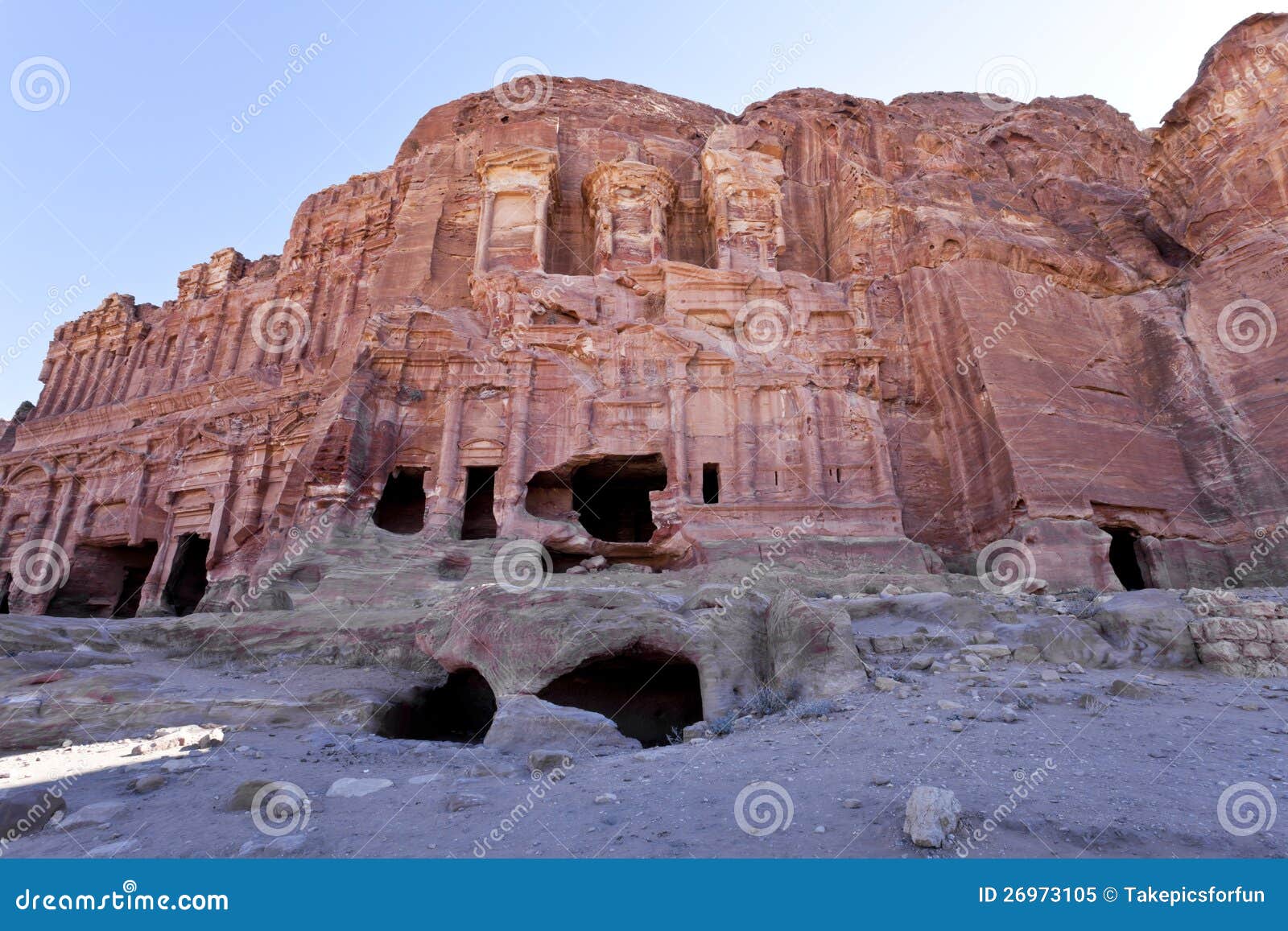 Royal tomb stock image. Image of jordan, blocks, city - 26973105