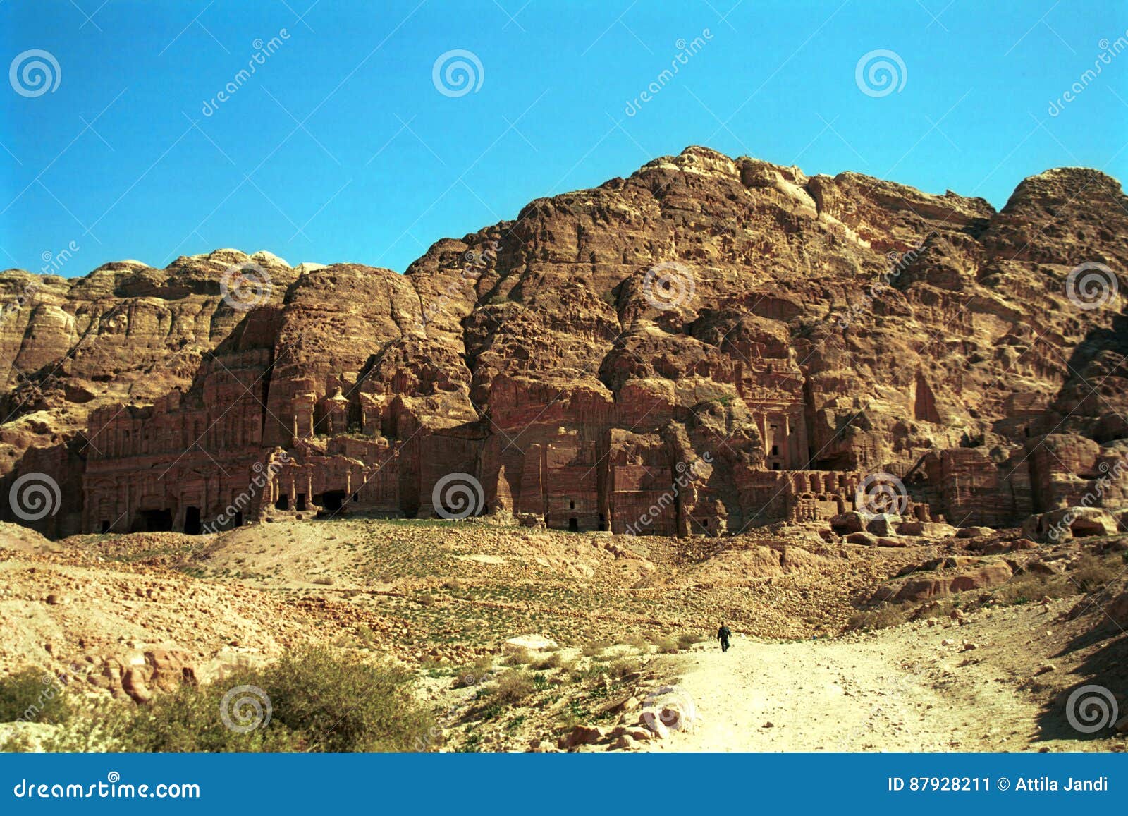 Royal tombs, Petra,Jordan stock image. Image of heritage - 87928211
