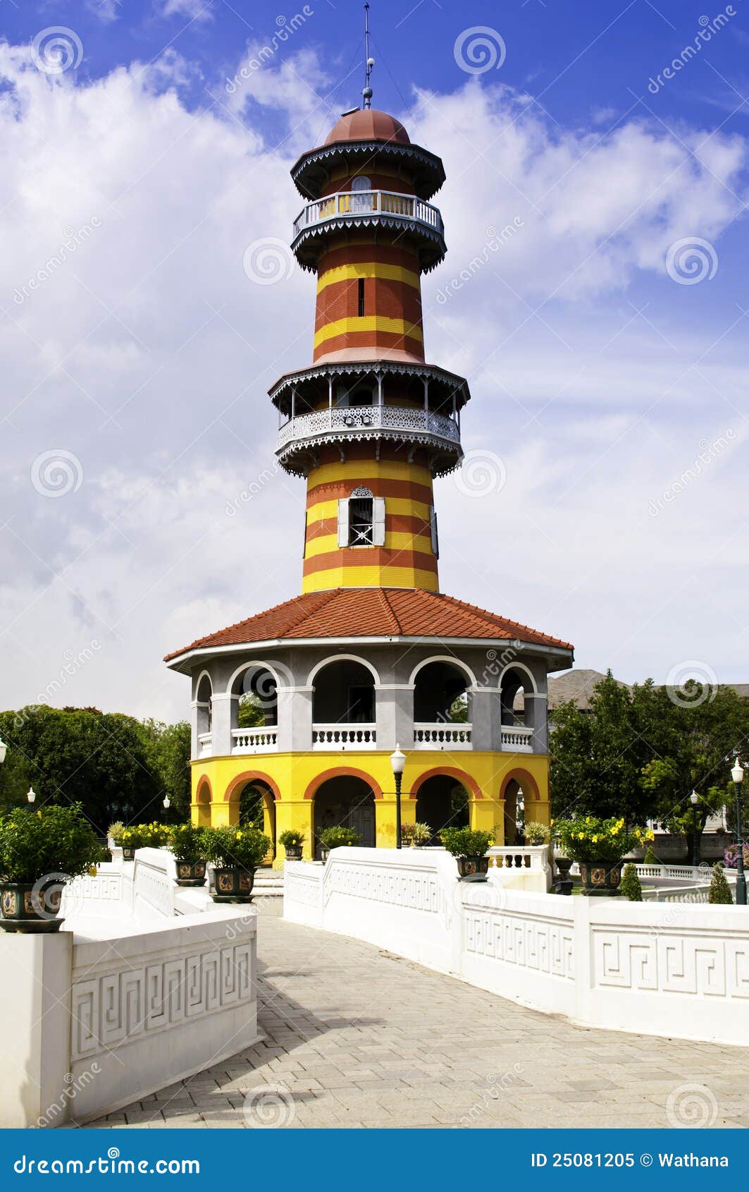 Royal Tower stock image. Image of traditional, ayudhaya - 25081205