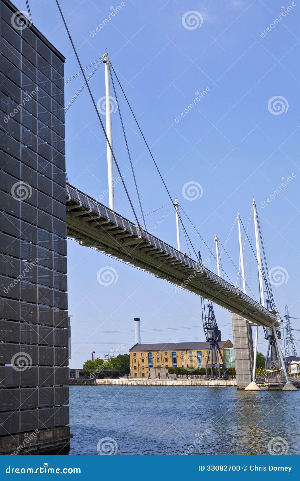 Royal Victoria Dock Bridge in London Editorial Image - Image of royal ...