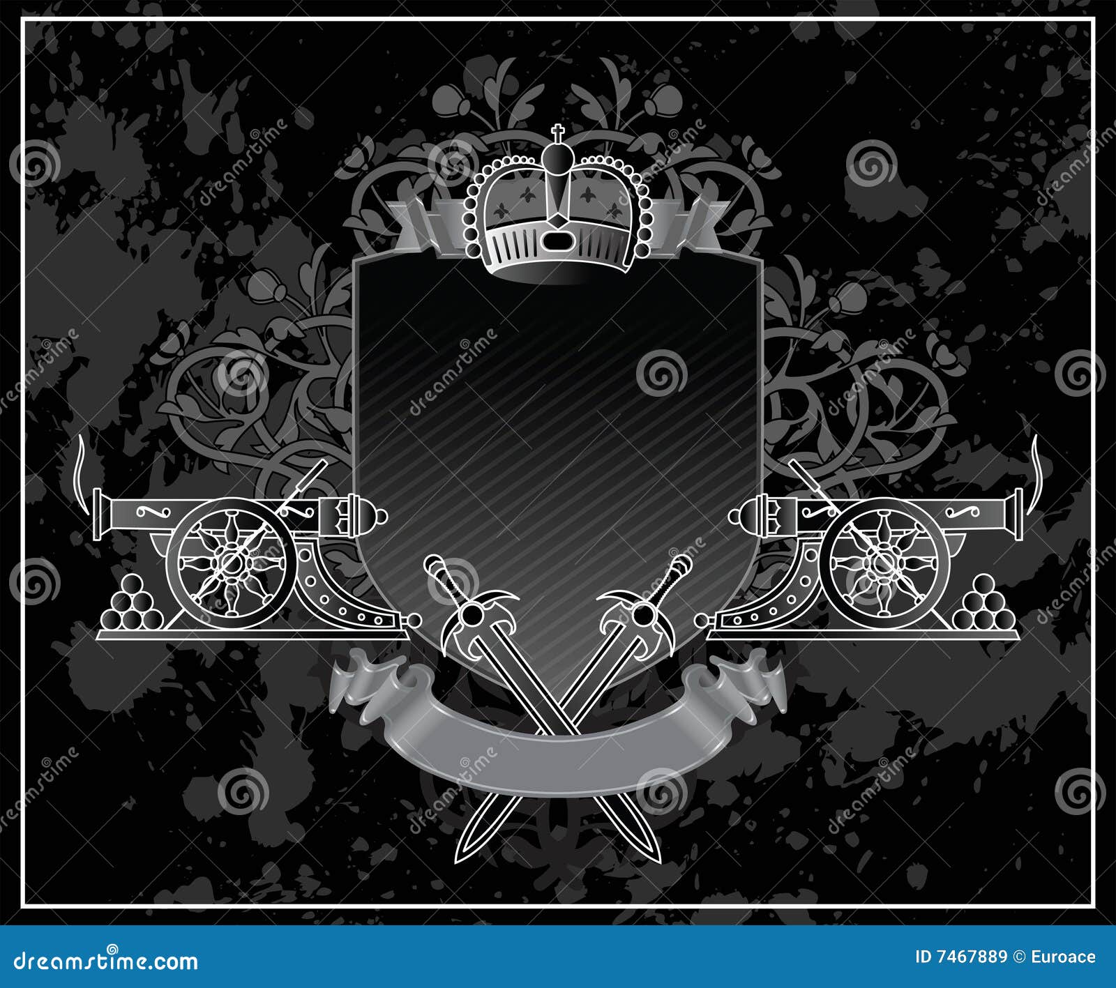 Royal Vintage Vector Illustration Stock Vector - Illustration of ...