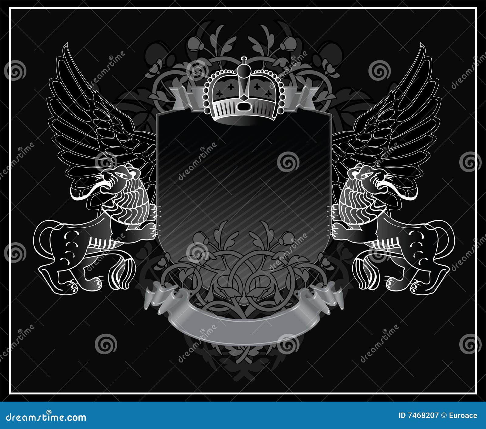 Royal Vintage Vector Illustration Stock Vector - Illustration of ...