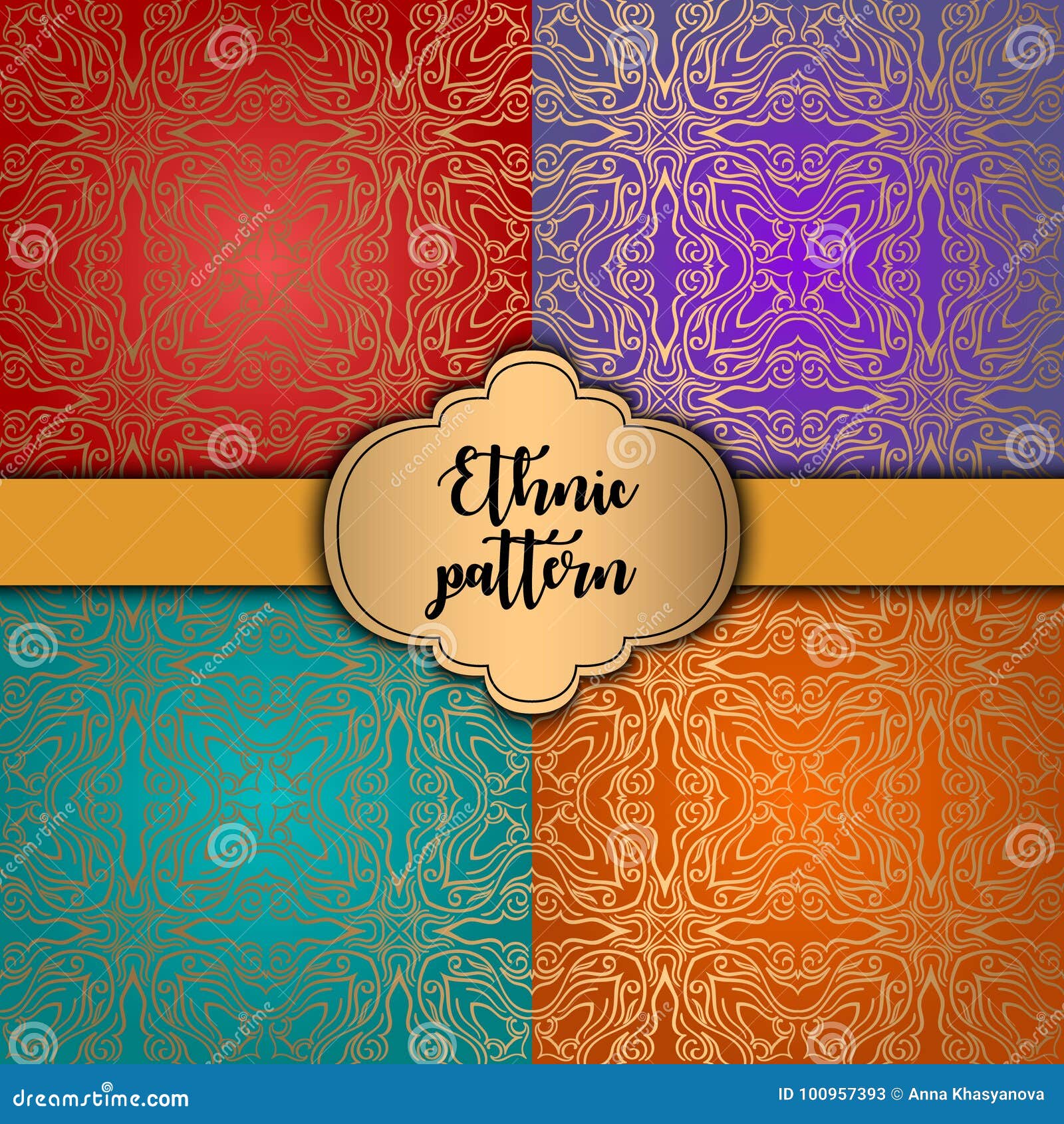 Royal Wallpaper Seamless Floral Pattern, Luxury Background Stock ...