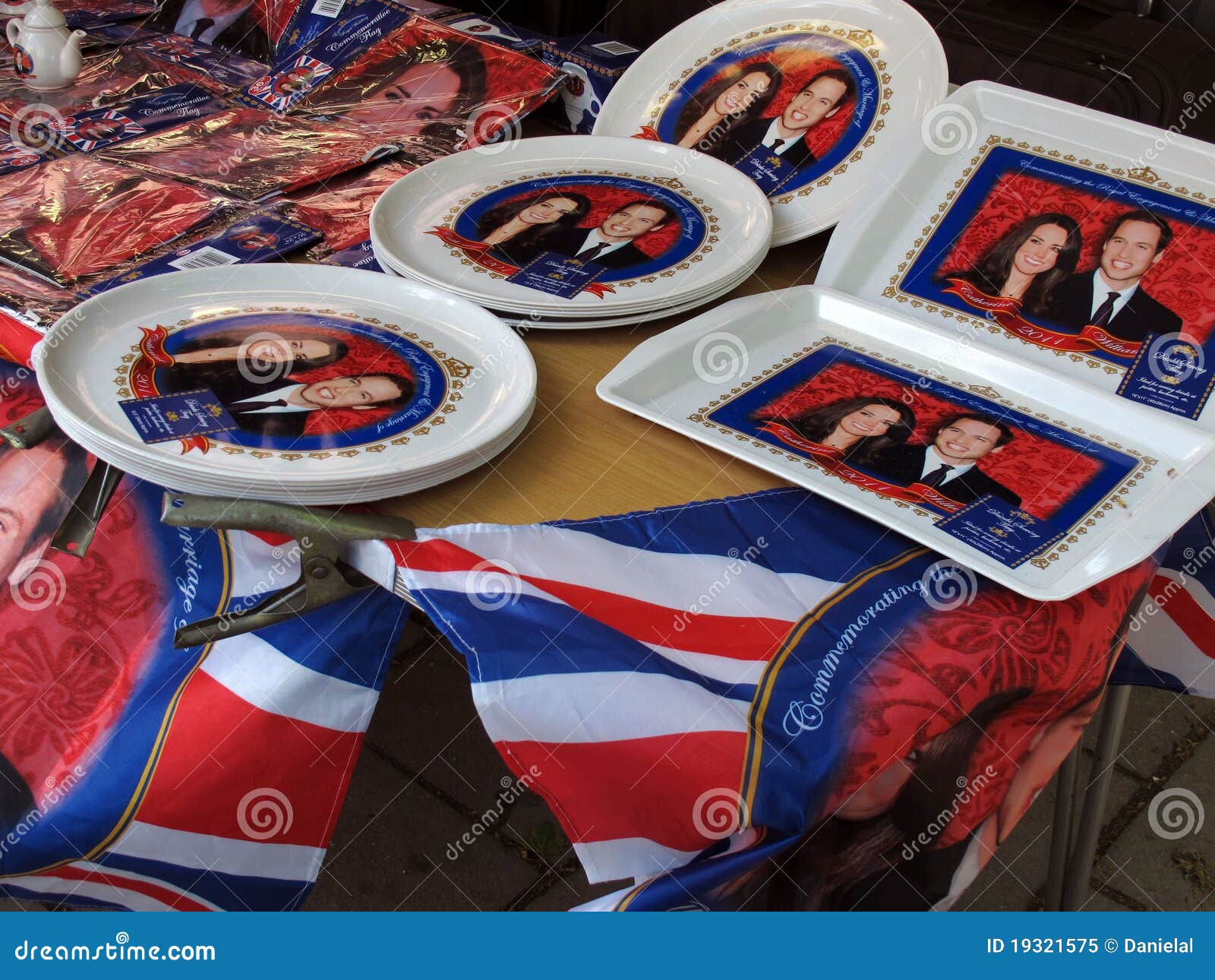 Royal Wedding souvenirs editorial image. Image of middleton - 19321575