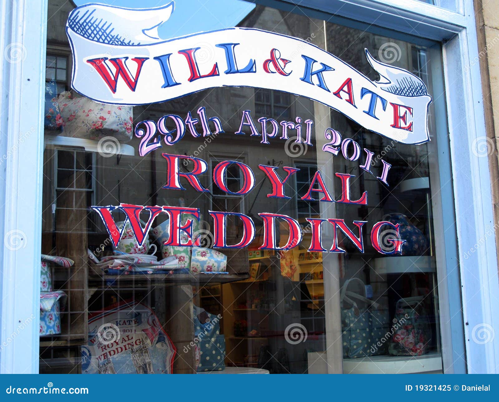 Royal Wedding Window Decoration Editorial Image - Image of middleton ...