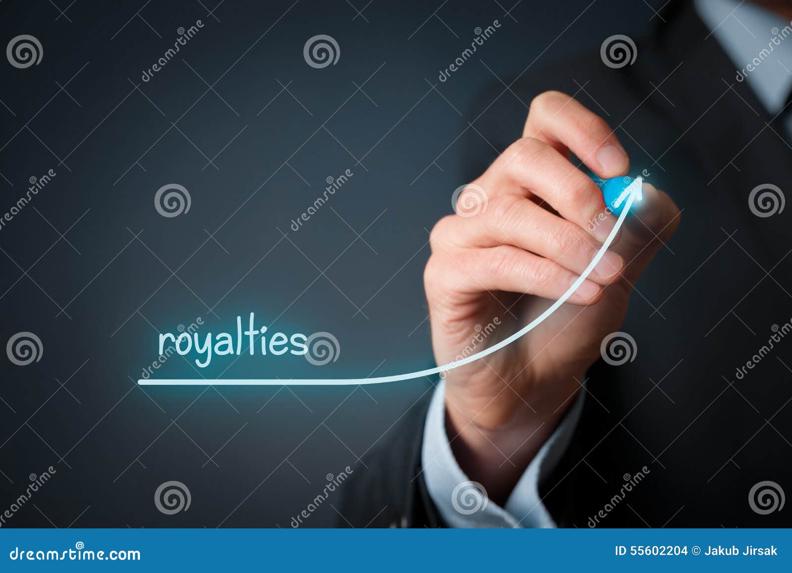 Royalties increase stock photo. Image of chart, forecast - 55602204