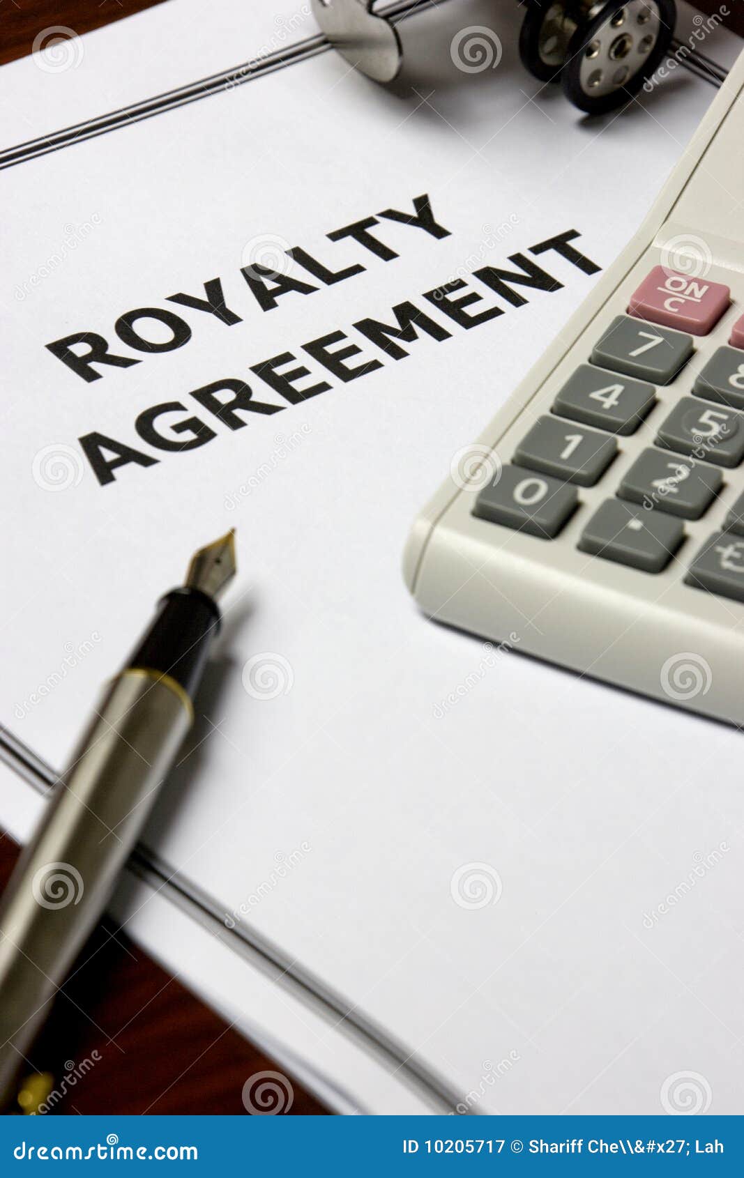 Royalty Agreement stock image. Image of royalty, obligation - 10205717