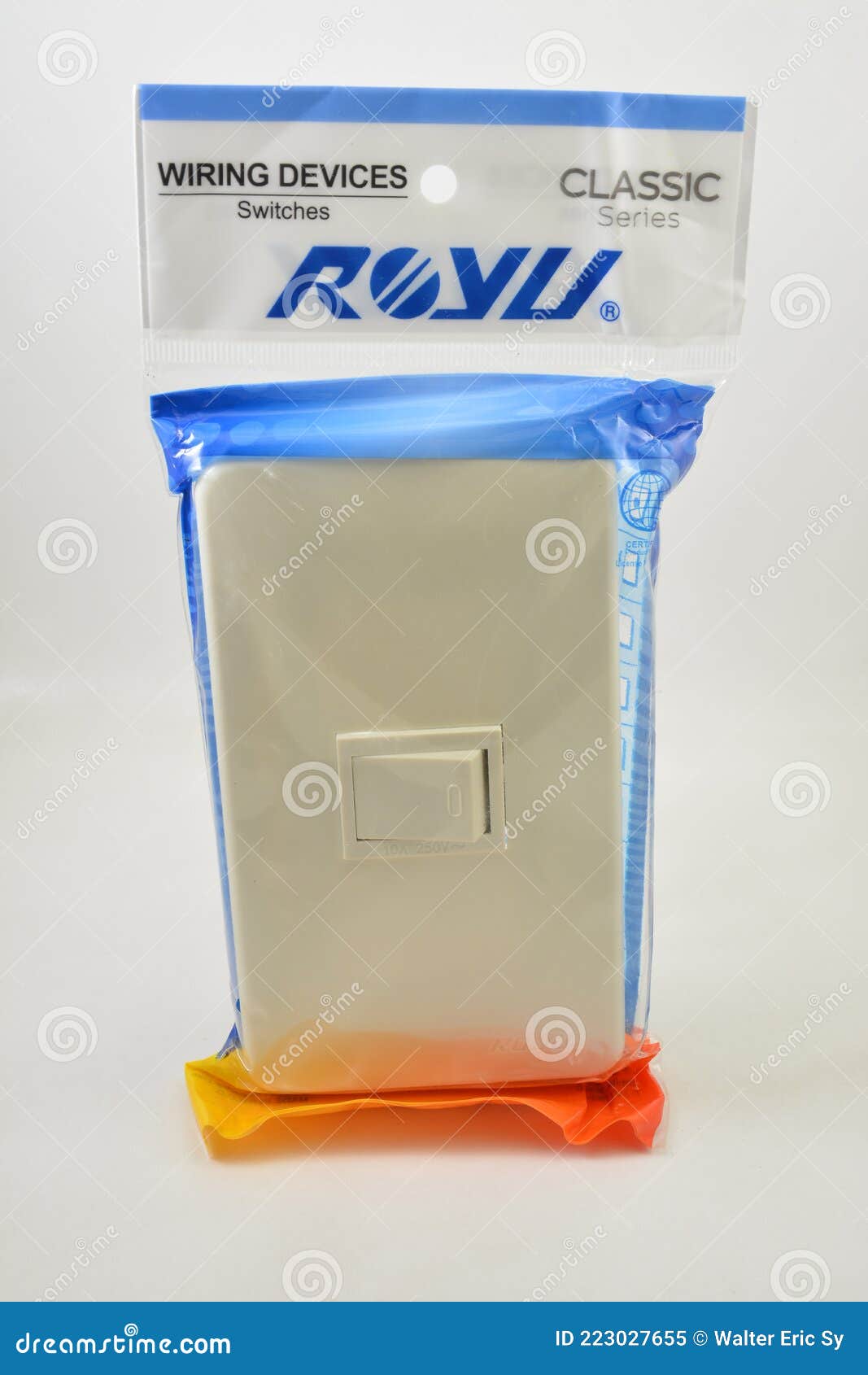 Royu Electrical Lighting Switch in Manila, Philippines Editorial Image ...