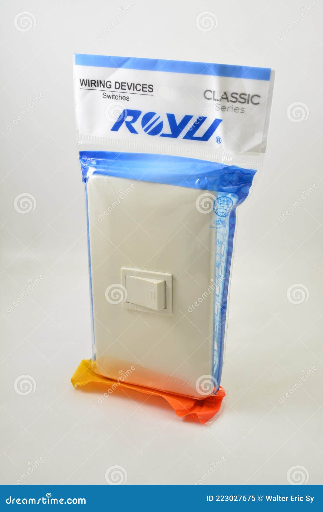 Royu Electrical Lighting Switch in Manila, Philippines Editorial Image ...