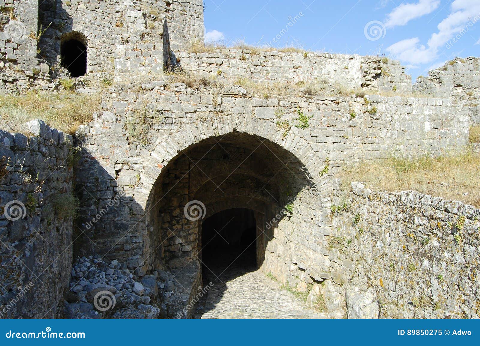 Rozafa Castle - Shkoder - Albania Stock Image - Image of citadel ...