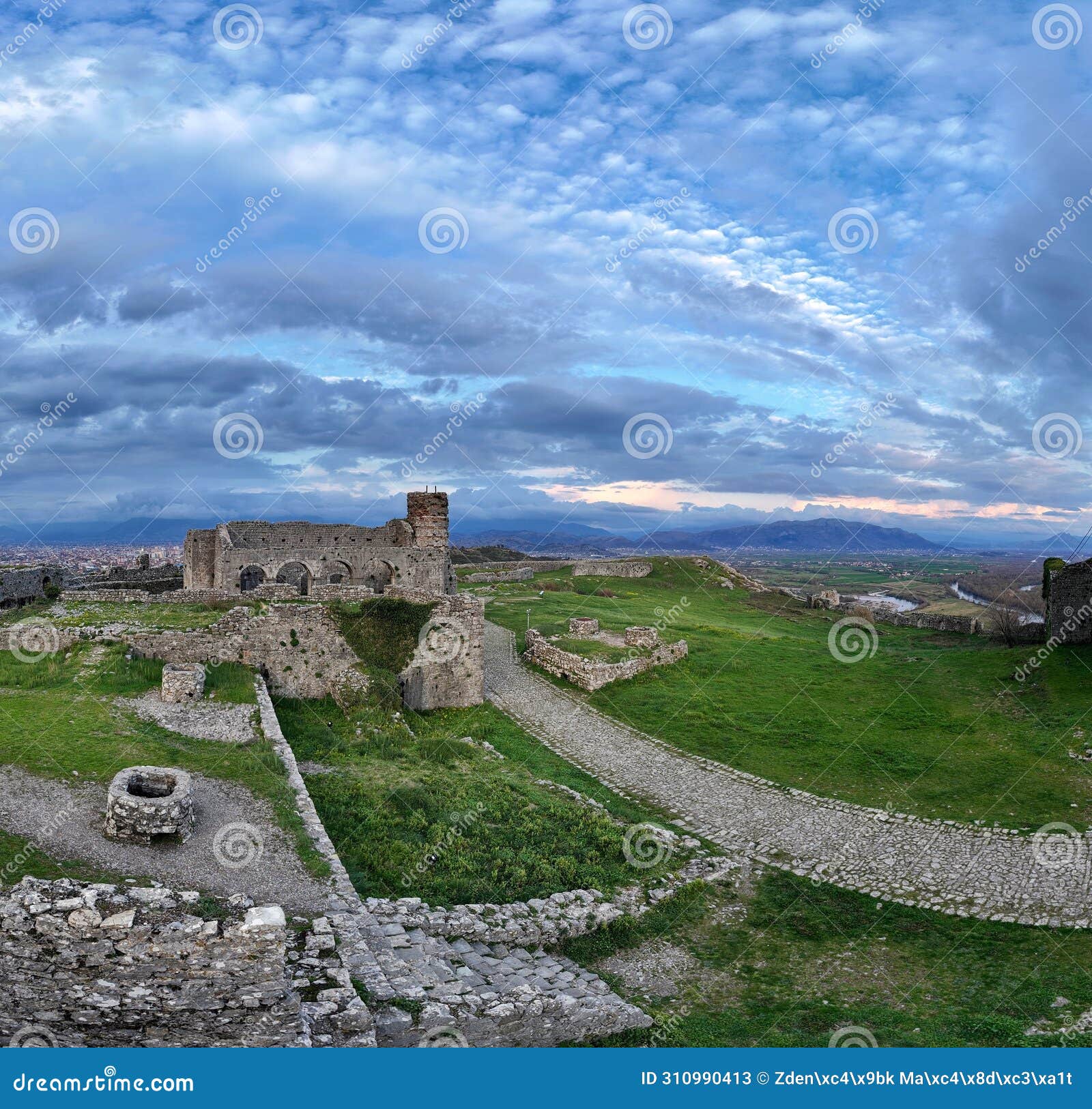 Rozafa, Kalaja E Rozafës, Shkoder Castle in Albania Stock Image - Image ...