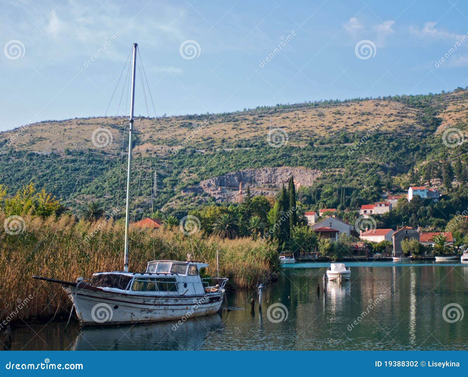 Rozat town in Croatia stock photo. Image of city, mediterranean - 19388302