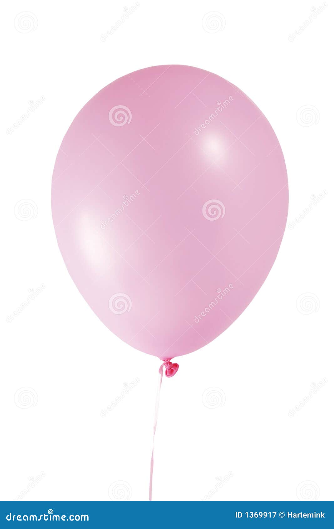 Roze ballon stock afbeelding. Image of lucht, voorwerp - 1369917