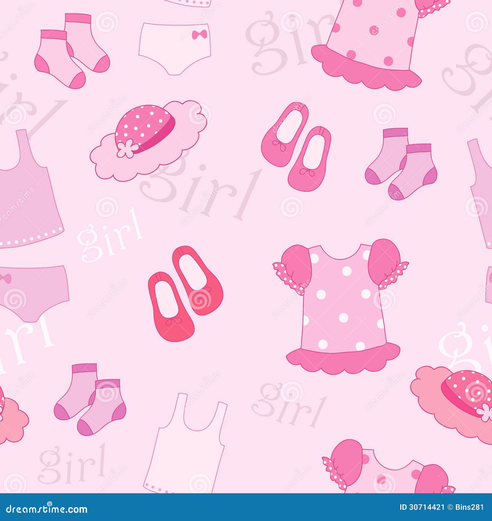 Roze dingen vector illustratie. Illustration of malplaatje - 30714421