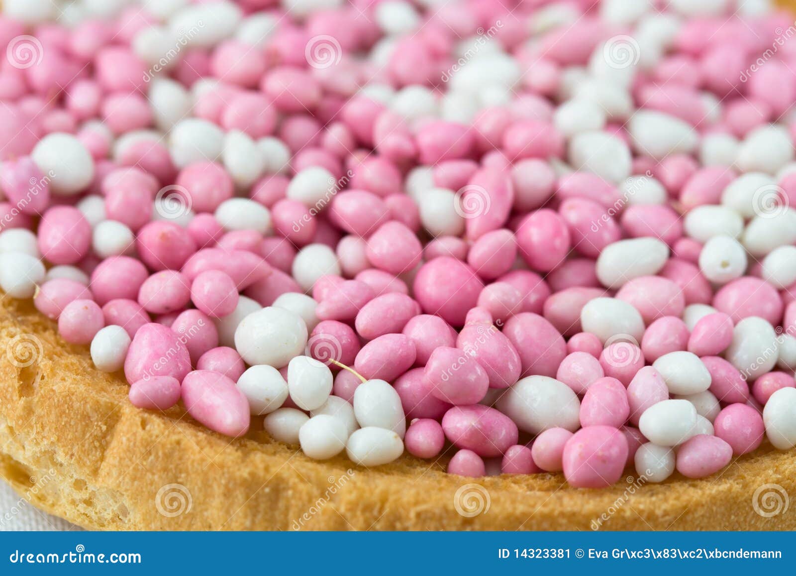 Roze en Witte Muisjes stock afbeelding. Image of zaad - 14323381