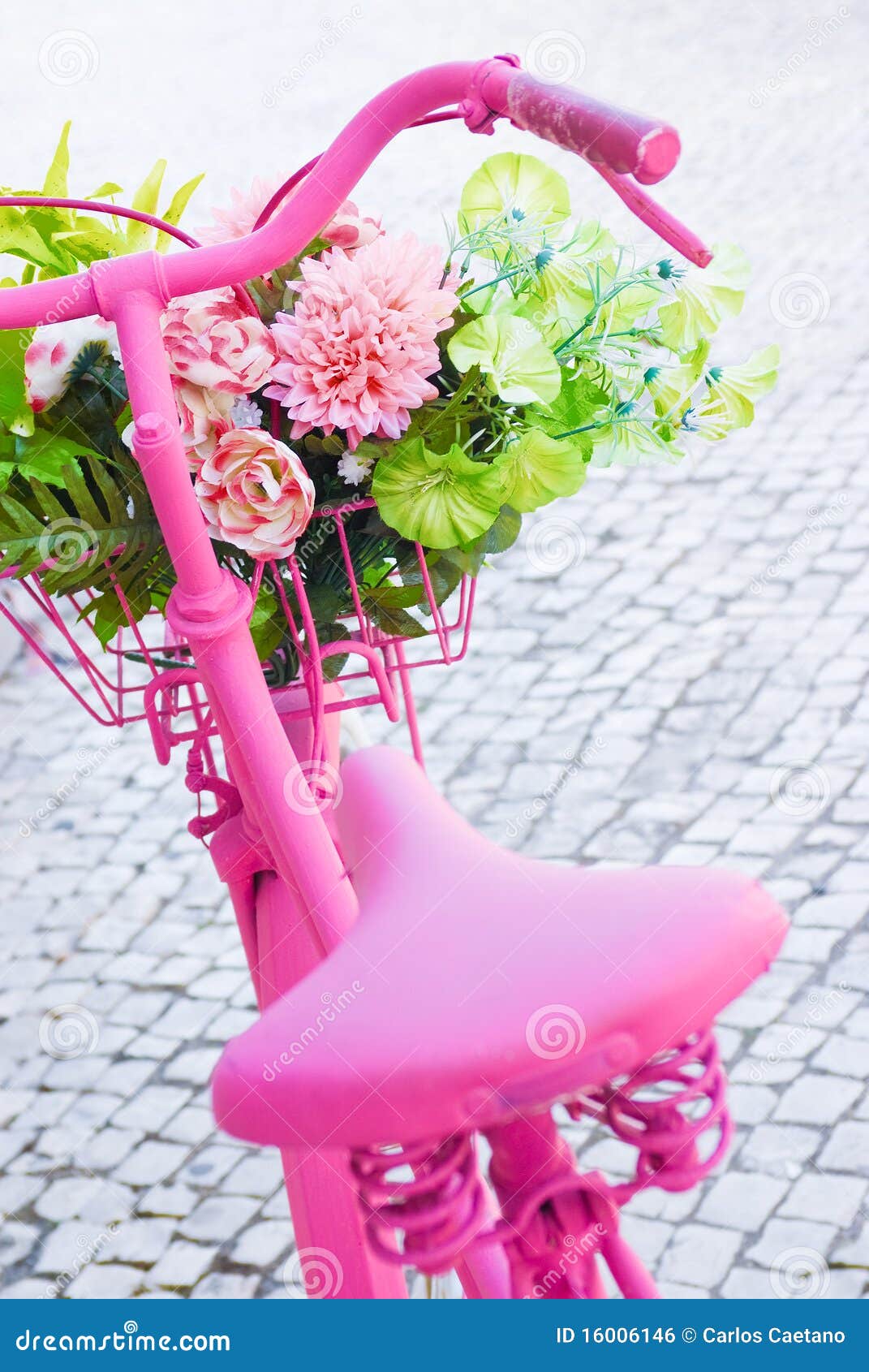 Roze fiets stock foto. Image of roze, meisjes, schoonheid - 16006146
