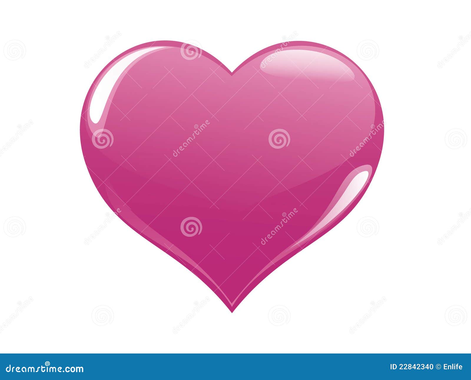Roze hart #1 stock illustratie. Illustration of valentijn - 22842340