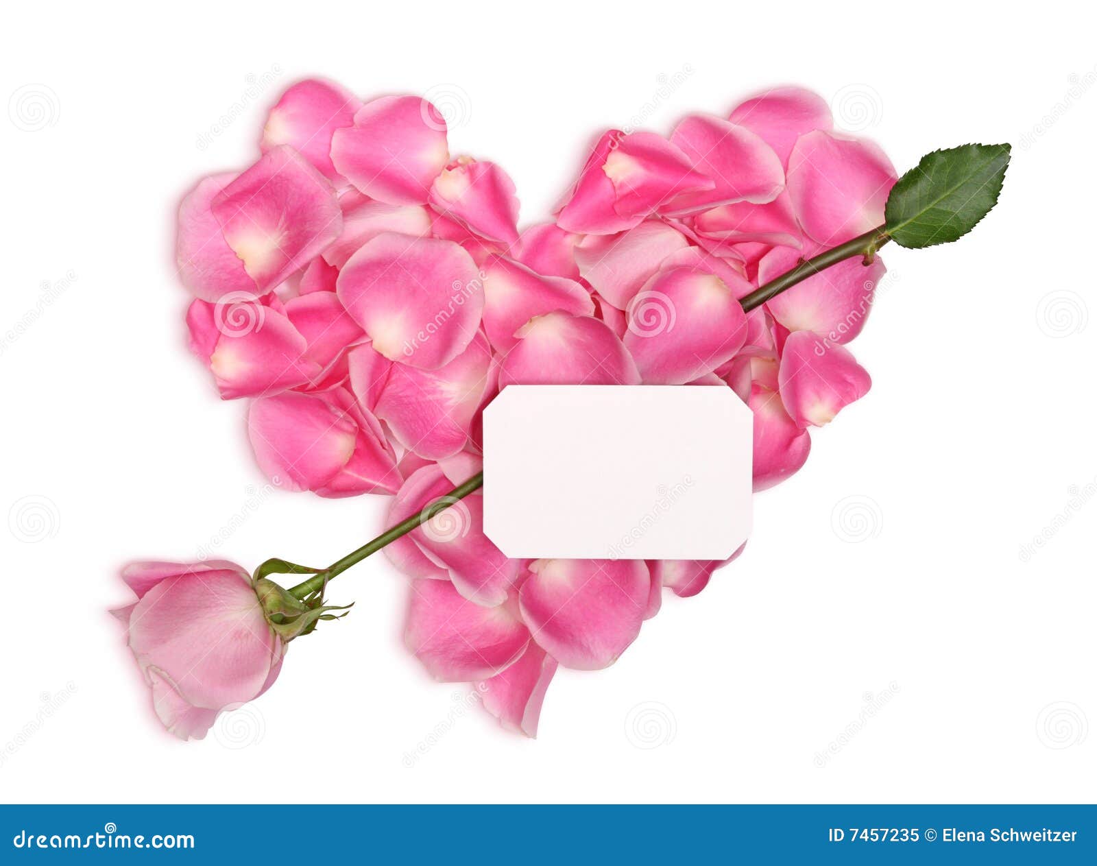 Roze hart met pijl stock afbeelding. Image of liefje, spatie - 7457235