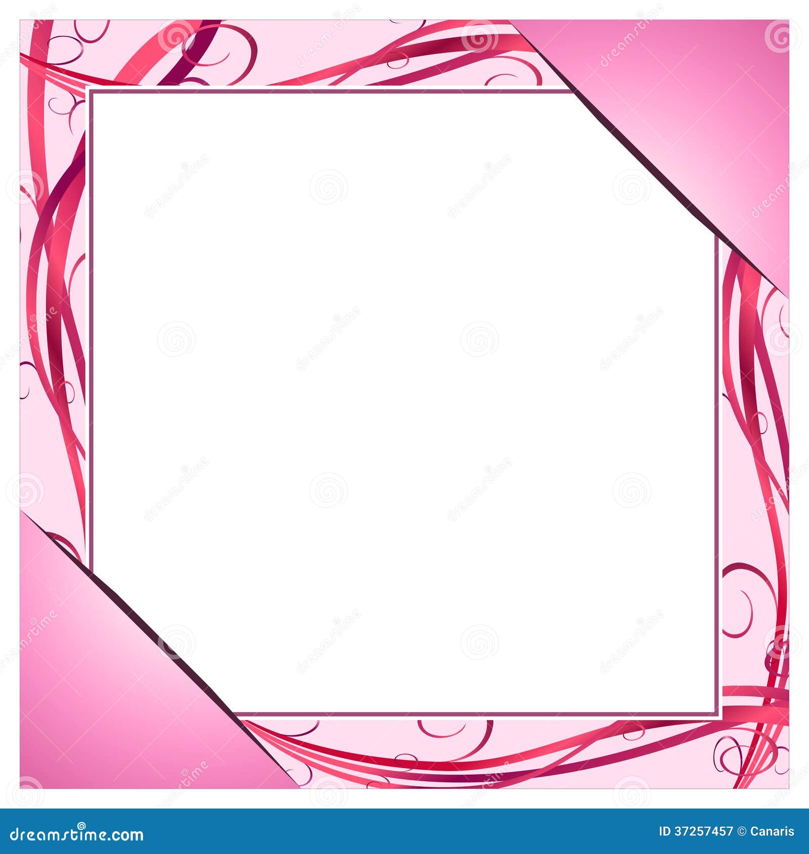 Roze kader stock illustratie. Illustration of kader, tekening - 37257457