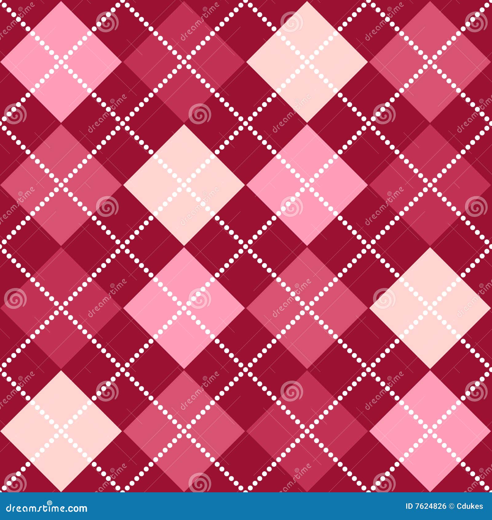 Roze Patroon Argyle vector illustratie. Illustration of valentijnen ...