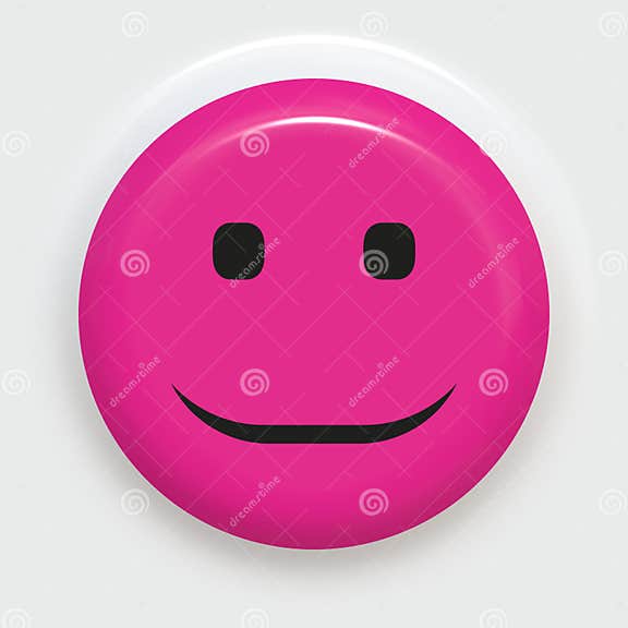 Roze Smiley stock illustratie. Illustration of kleurrijk - 2534200