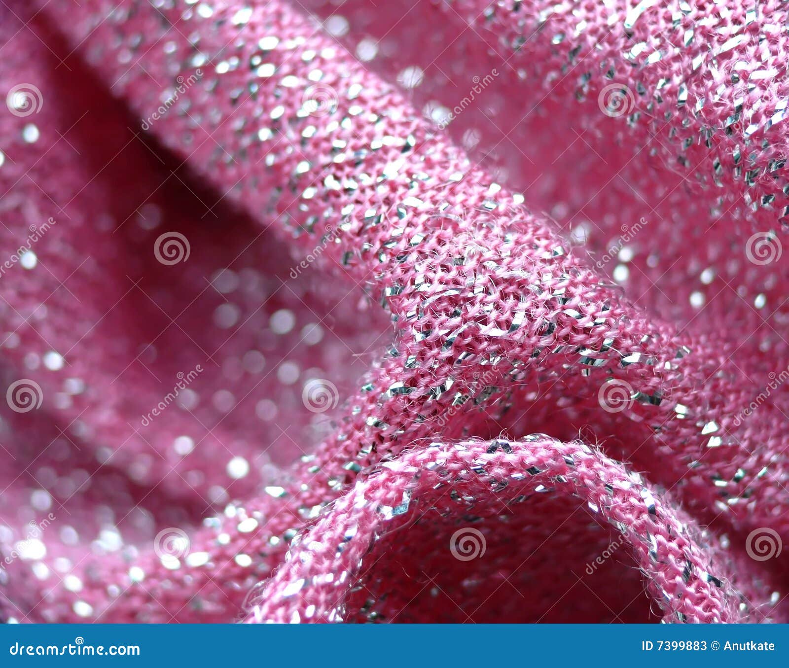 Roze stof stock afbeelding. Image of elegant, stof, zilver - 7399883