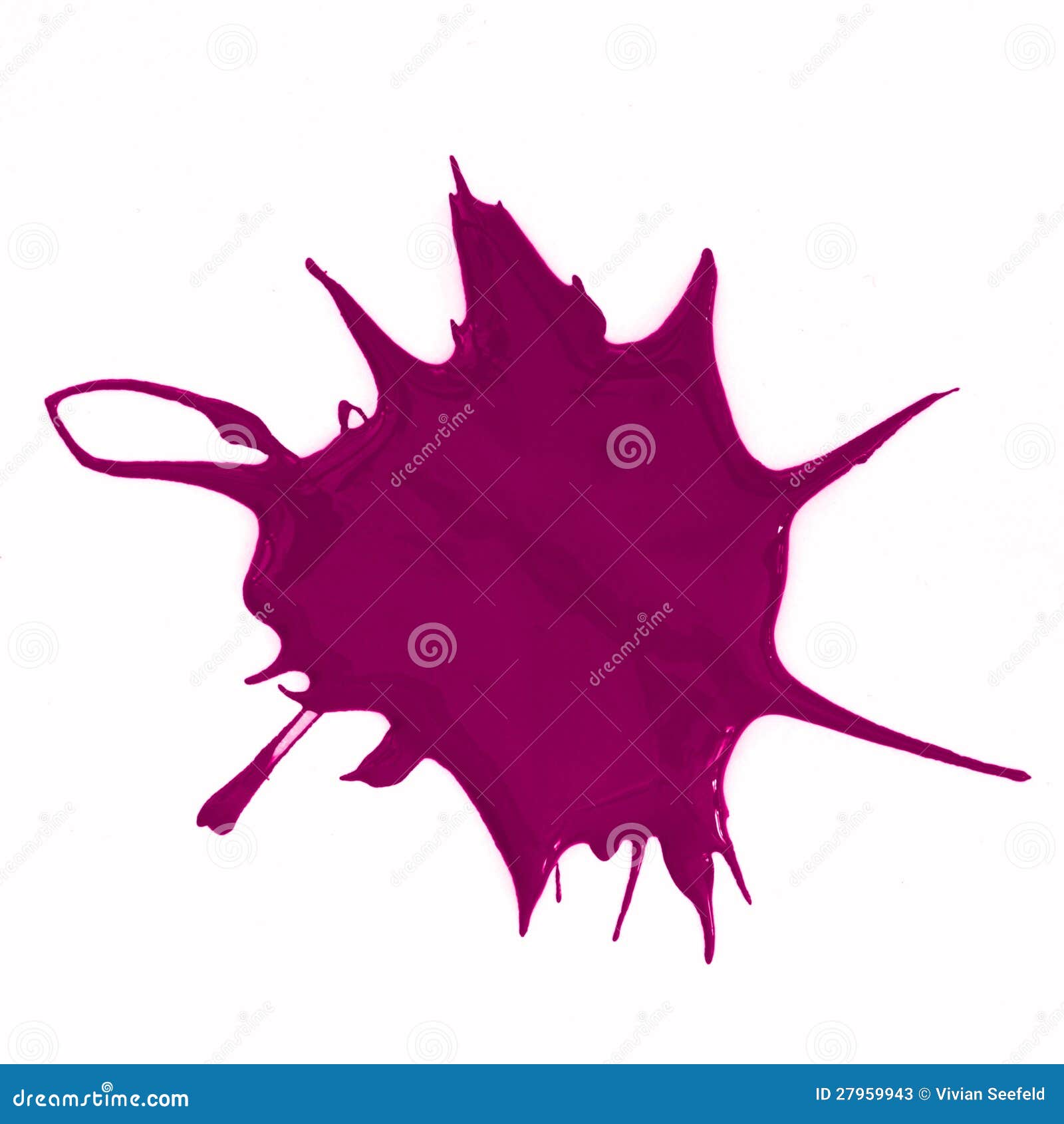 Roze vlek stock afbeelding. Image of tekening, roze, teken - 27959943