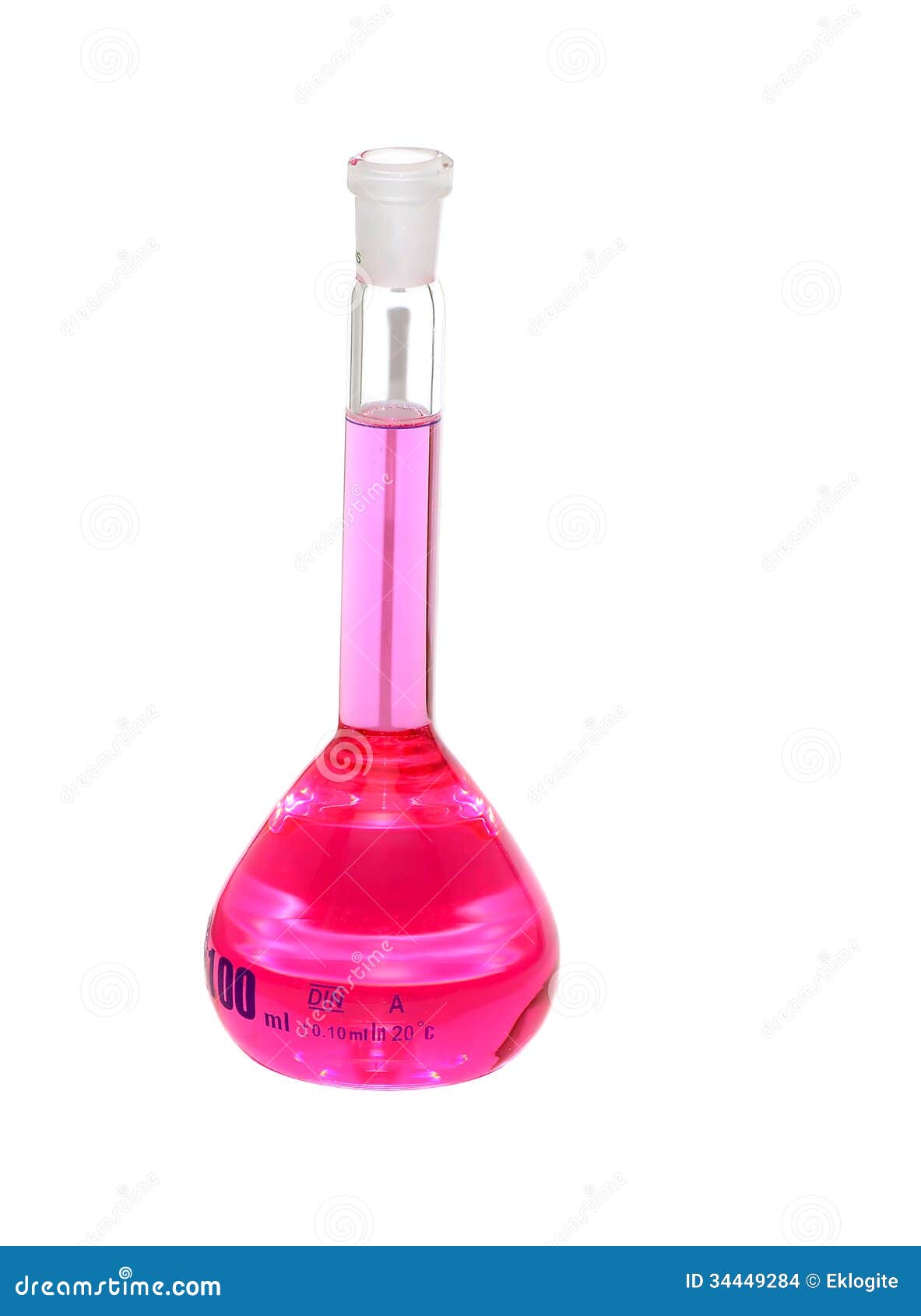 Roze Volumetrische Fles stock foto. Image of niemand - 34449284